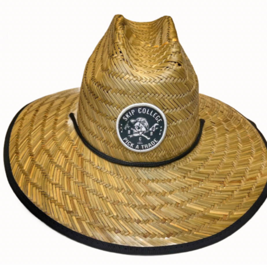 Straw hat – Blue Collar Bones